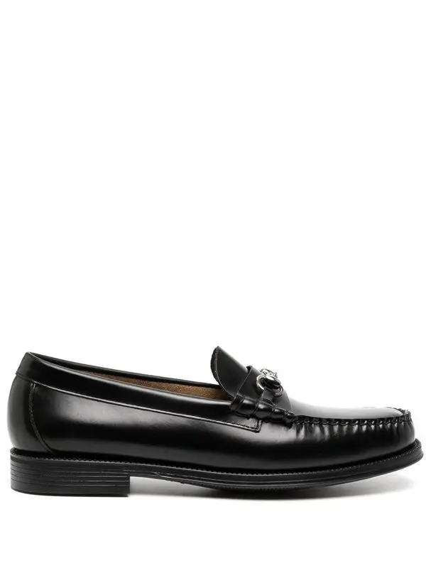 G.H.BASS Lincoln Heritage Horse Leather Loafers - Black