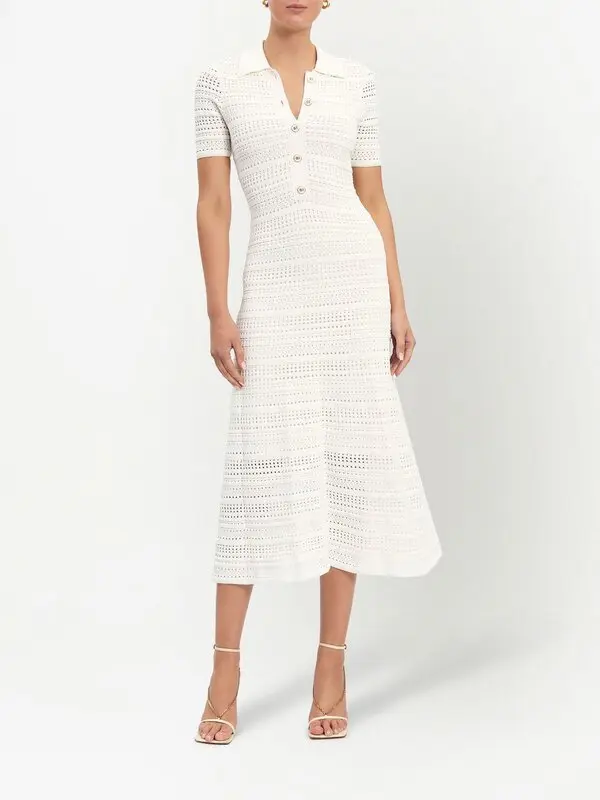 rebecca vallance knit dress Rebecca Vallance Soraya feather-trimmed knit dress Rebecca Vallance
