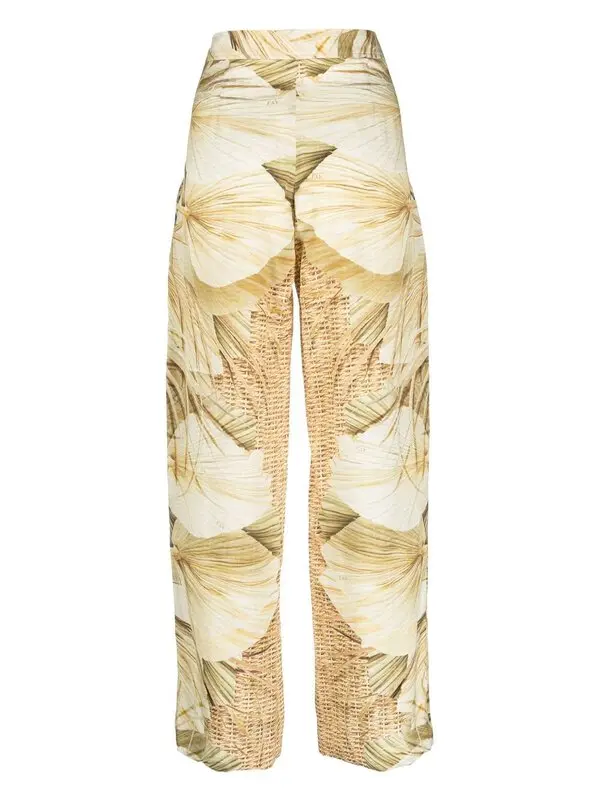FAY Nature-print Trousers