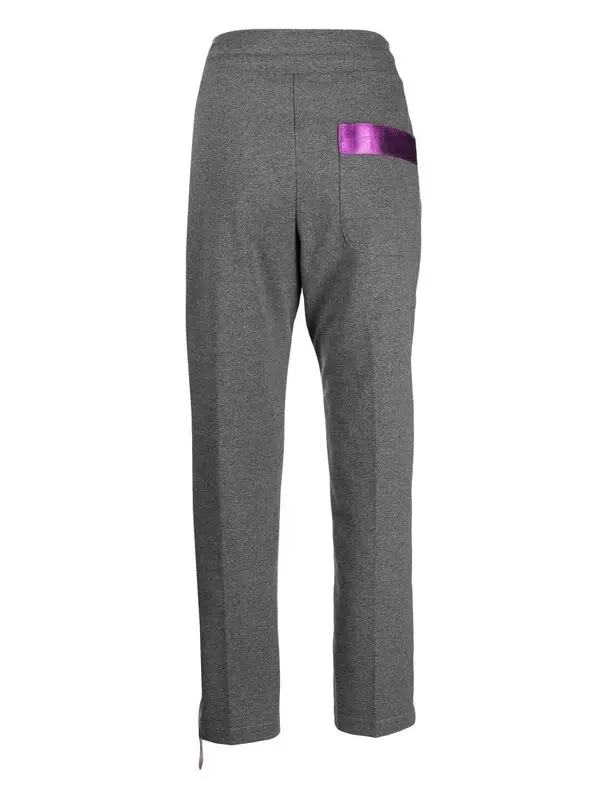 MADISON MAISON Laminated-band Knit Pants - Grey