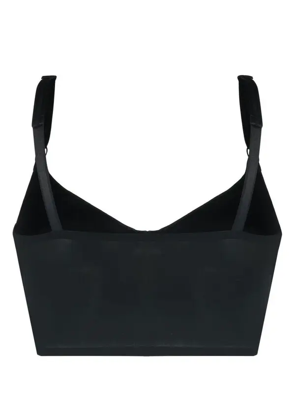 Moschino Teddy Bear-button Bustier Top
