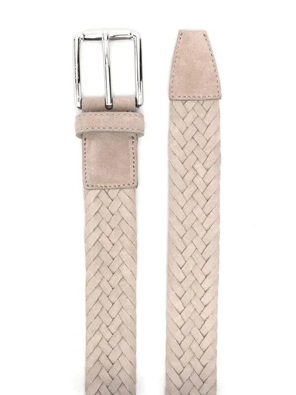 TOD'S Braided Belt With Logo