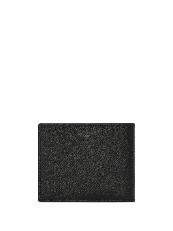Dolce & Gabbana Logo-tag Leather Bifold Wallet - Black