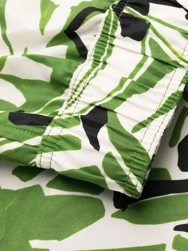 Palm Angels Floral-print Drawstring Swim Shorts