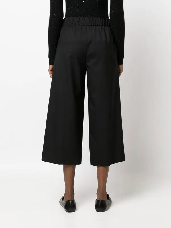 Fabiana Filippi Cropped Flared Trousers