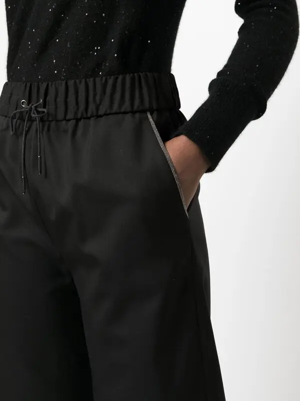 Fabiana Filippi Cropped Flared Trousers