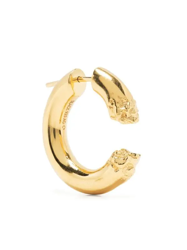 MARIA BLACK Terra 24 Textured Hoop Earring - Gold