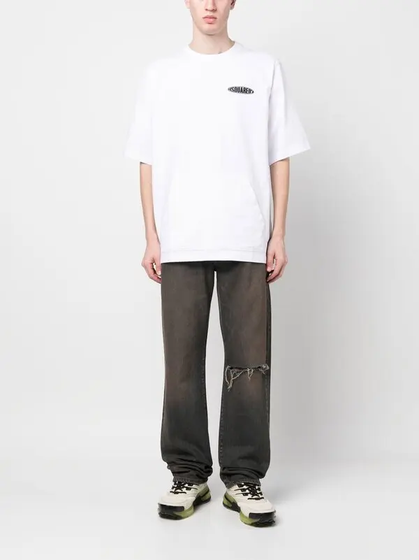 Dsquared2 Logo-print Cotton T-shirt - White