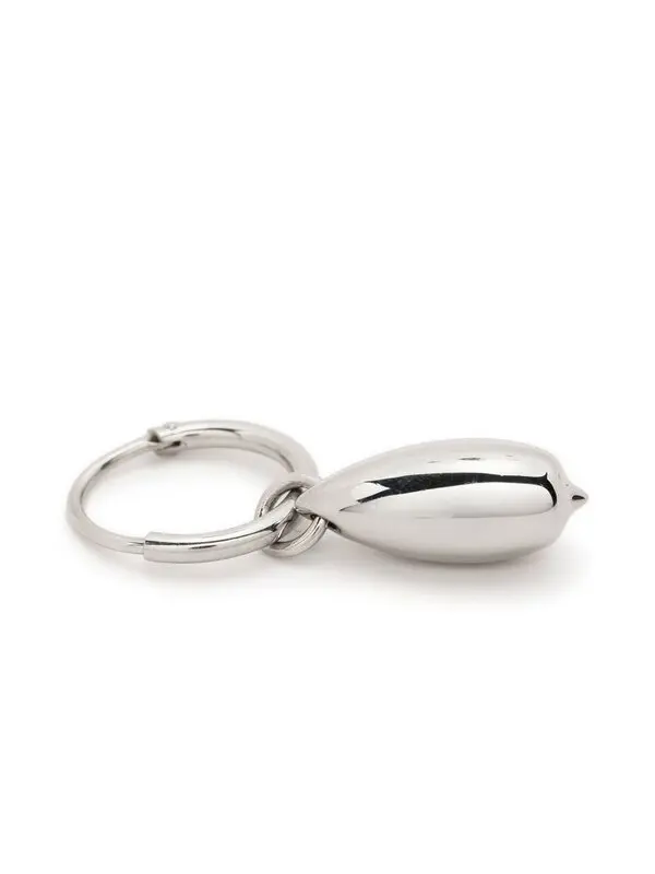 LEMAIRE Metallic-charm Hoop Earrings