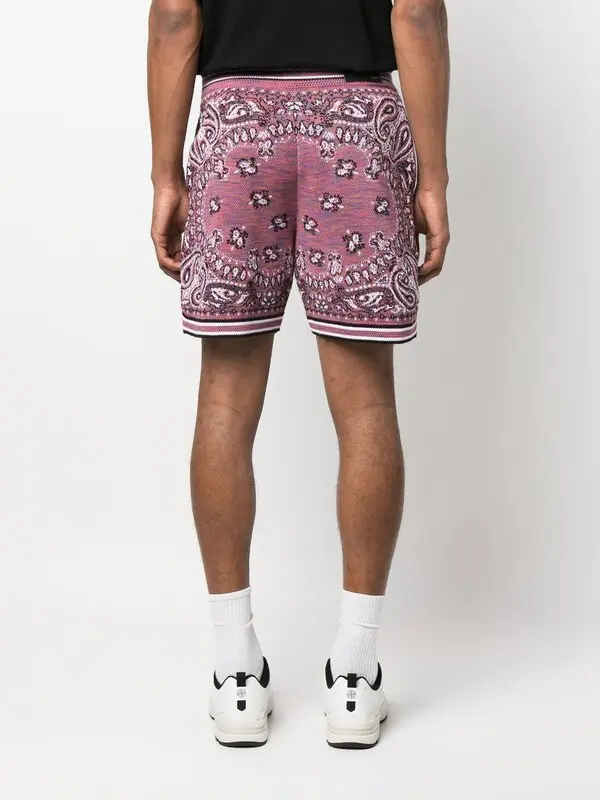 Amiri Paisley-print Track Shorts