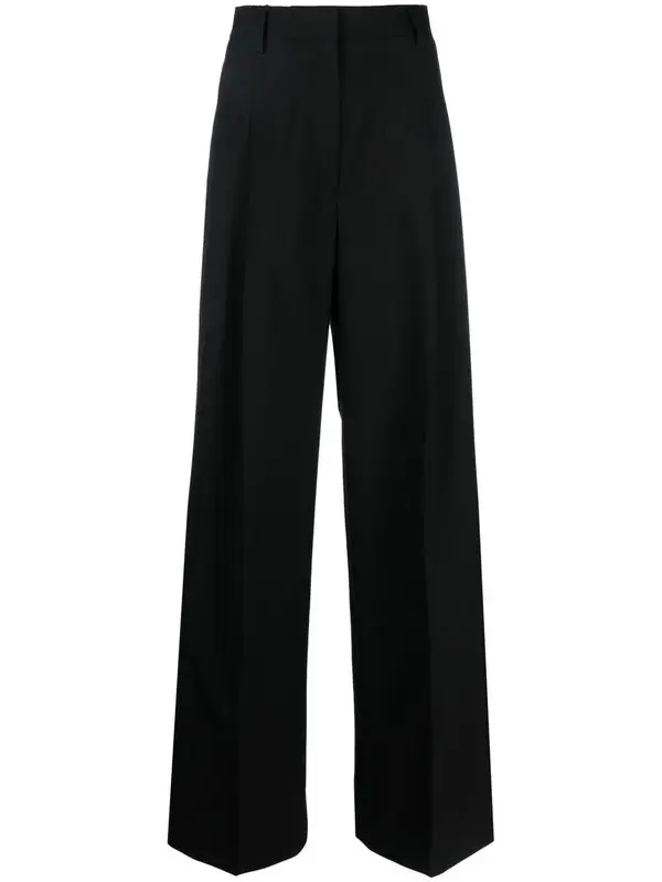 Burberry Pleated Wool Trousers