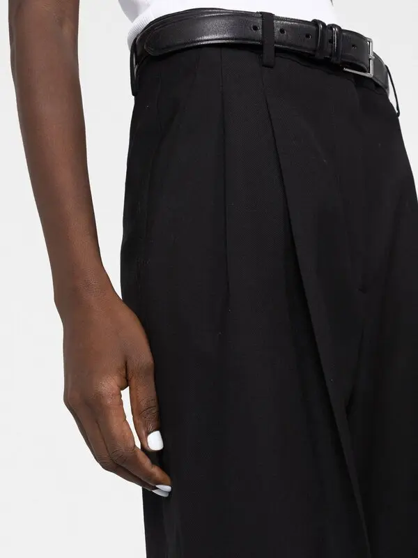Burberry Pleated Wool Trousers