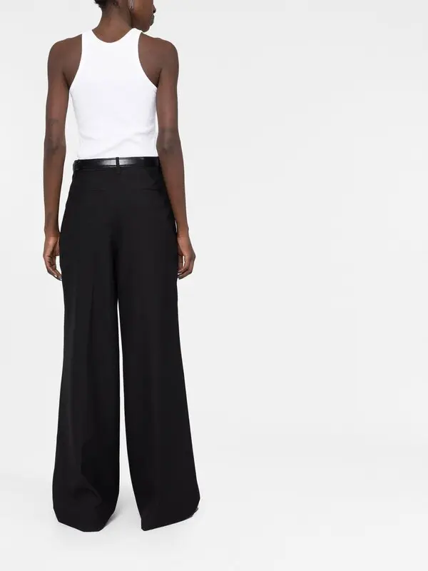 Burberry Pleated Wool Trousers