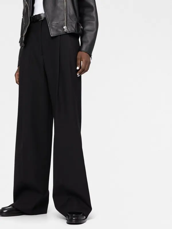 Burberry Pleated Wool Trousers