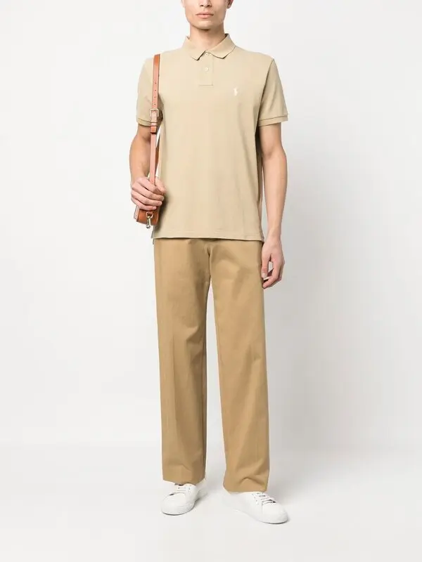Polo Ralph Lauren Short Sleeve Polo Shirt - Neutrals