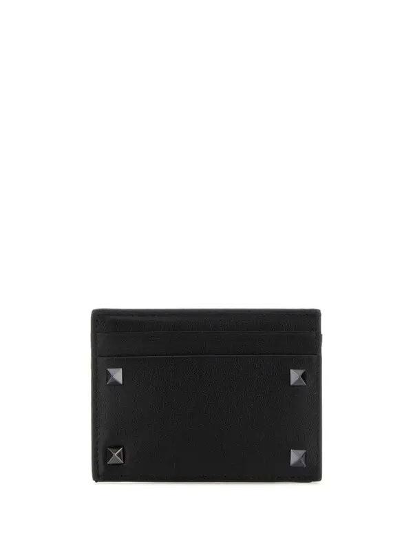 Valentino Garavani Rockstud Cardholder - Black