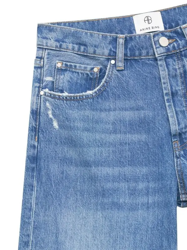 ANINE BING Hugh Wide-leg Jeans - Blue