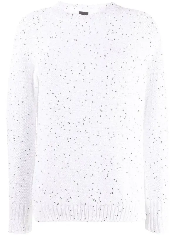 Lorena Antoniazzi Sequin Detailing Sweater