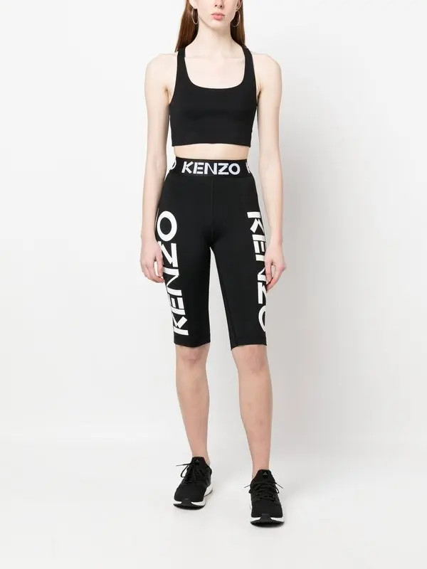 Kenzo Logo-print Knee-high Shorts