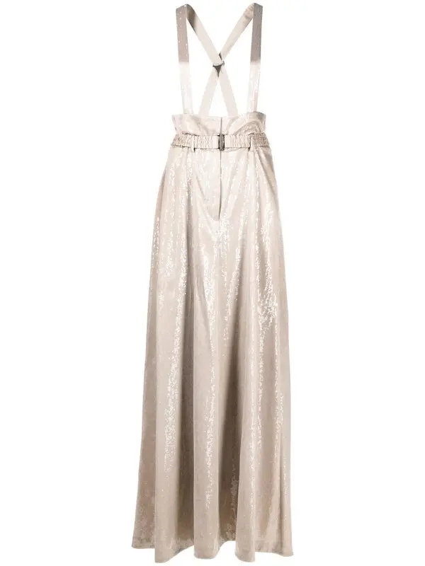 Brunello Cucinelli High-waisted Wide-leg Trousers