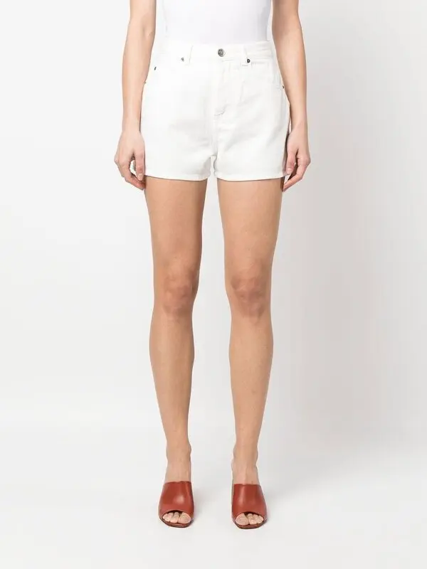 TWINSET Embroidered Denim Shorts