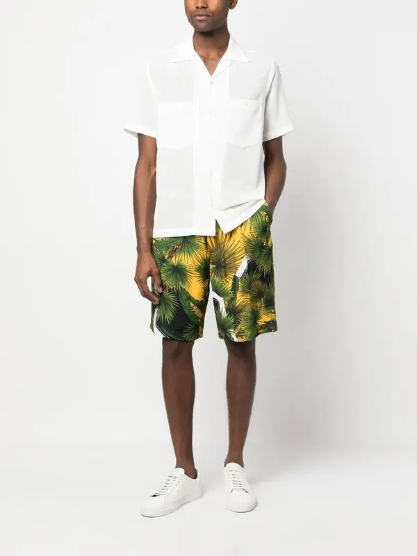 Iceberg Tropical Print Deck Shorts