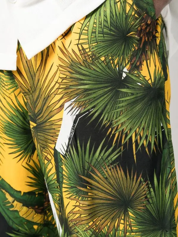 Iceberg Tropical Print Deck Shorts