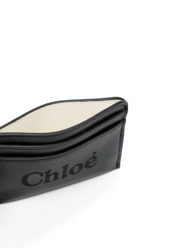 Chloé Sense Card Holder - Black