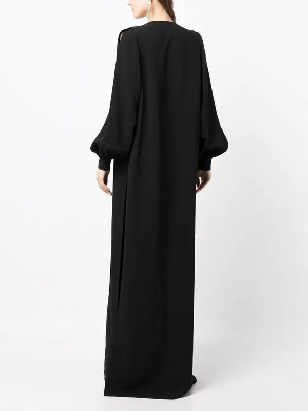 Elie Saab Cape-detail Sequined Jumpsuit
