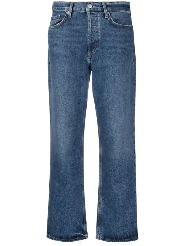 AGOLDE Cropped Straight Leg Jeans
