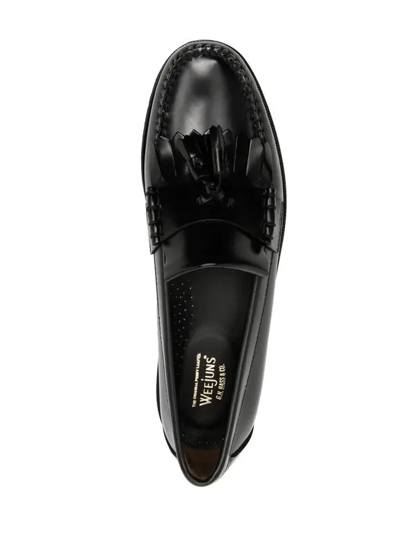 G.H.BASS Weejuns Layton Kiltie Loafers - Black