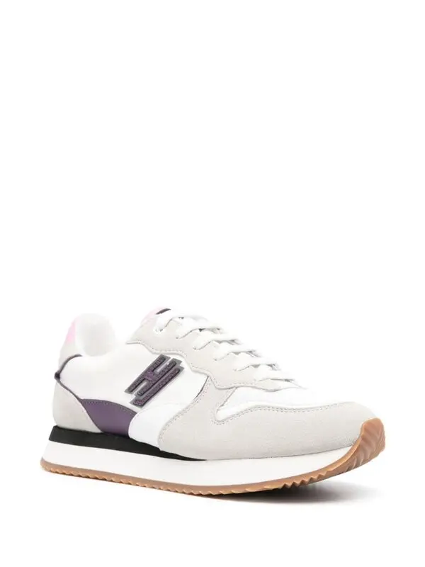 HIDE&JACK Panelled Logo-patch Sneakers