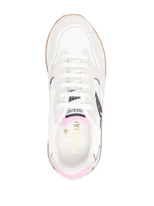 HIDE&JACK Panelled Logo-patch Sneakers