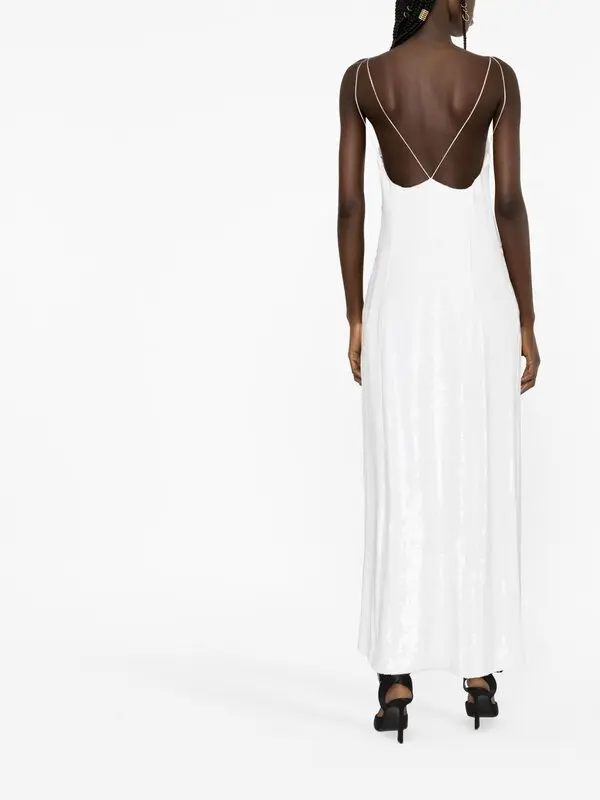 Khaite Carina Sequin Silk Dress