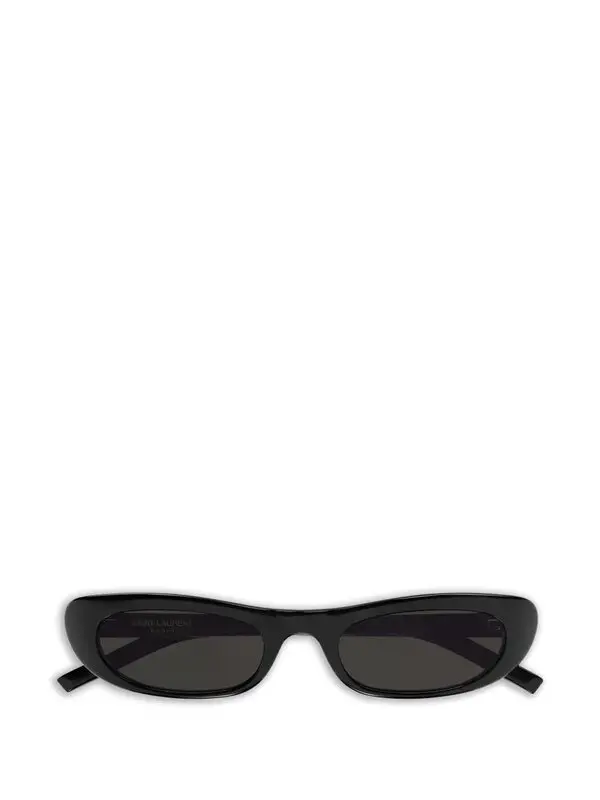 Saint Laurent Oval-frame Sunglasses - Black
