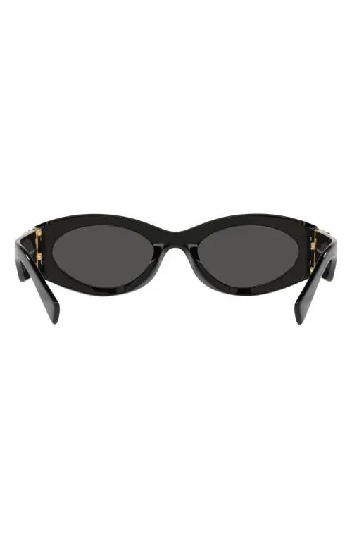 Miu Miu 54mm Rectangular Sunglasses - Black