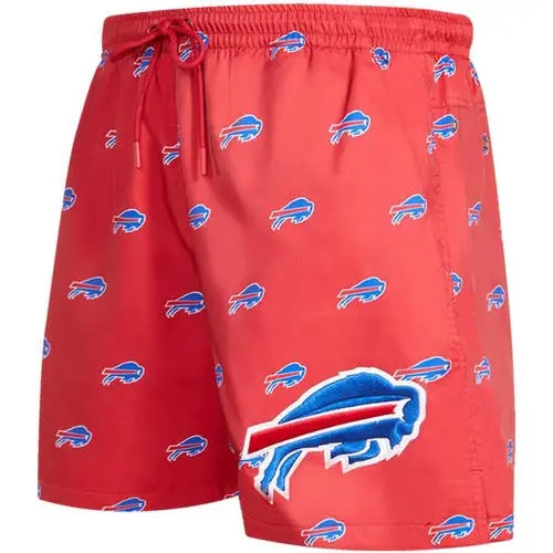 PRO STANDARD Buffalo Bills Allover Print Mini Logo Shorts