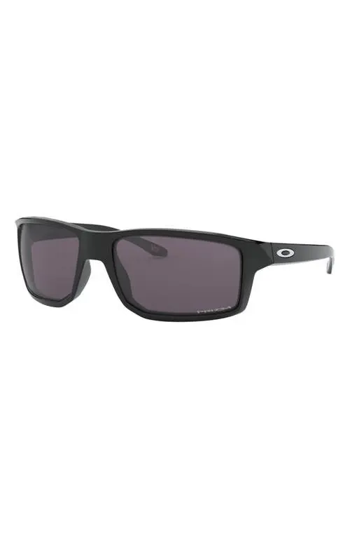Oakley Gibston 61mm Wrap Sunglasses - Black