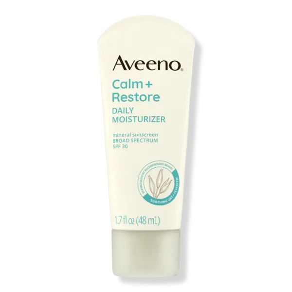 AVEENO Calm + Restore Daily Moisturizer Mineral Sunscreen With Broad Spectrum Spf 30 - One-color