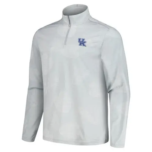Tommy Bahama Kentucky Wildcats Delray Frond Islandzone Half-zip Jacket