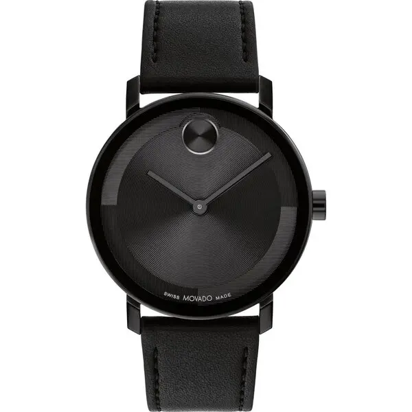 Movado Evolution 2.0 Strap Watch - Black