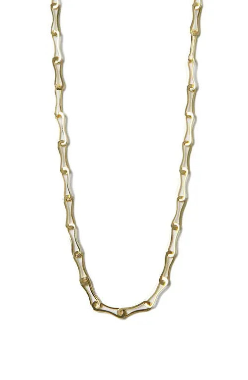 Argento Vivo Paper Clip Chain Necklace - Gold