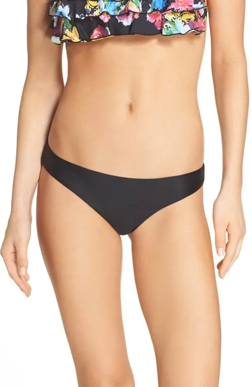 PQ Ruched Bikini Bottom - Midnight