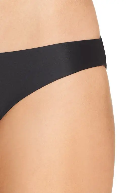 PQ SWIM Ruched Bikini Bottom - Midnight
