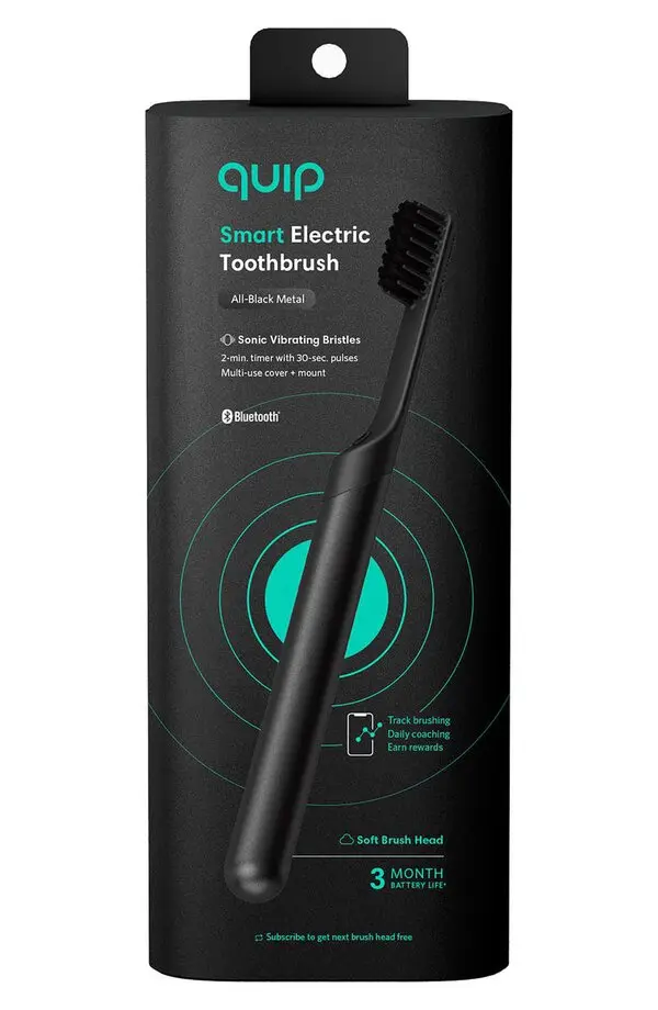 QUIP Smart Rechargeable Electric Toothbrush Starter Kit