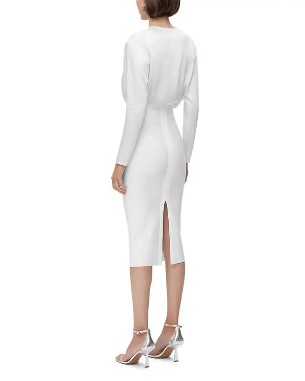 Herve Leger Icon Bandage Pencil Skirt