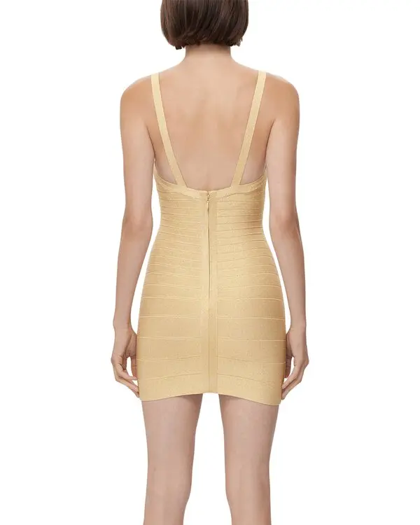 knee length dresses for ladies MIDORI METALLIC BANDAGE DRESS main image 0