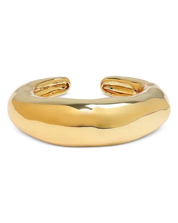 Alexis Bittar Molten Large Hinged Cuff Bracelet - Gold