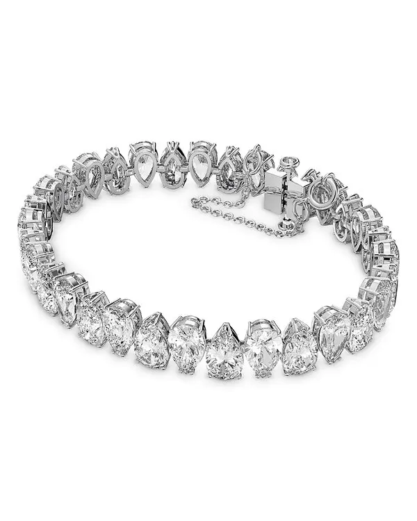 SWAROVSKI Matrix Pear Cut Crystal Bracelet - White