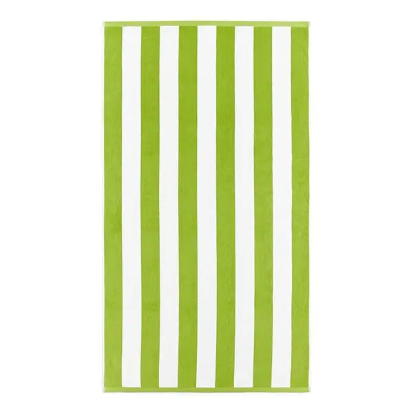 KASSATEX Cabana Stripe Beach Towel - Lime
